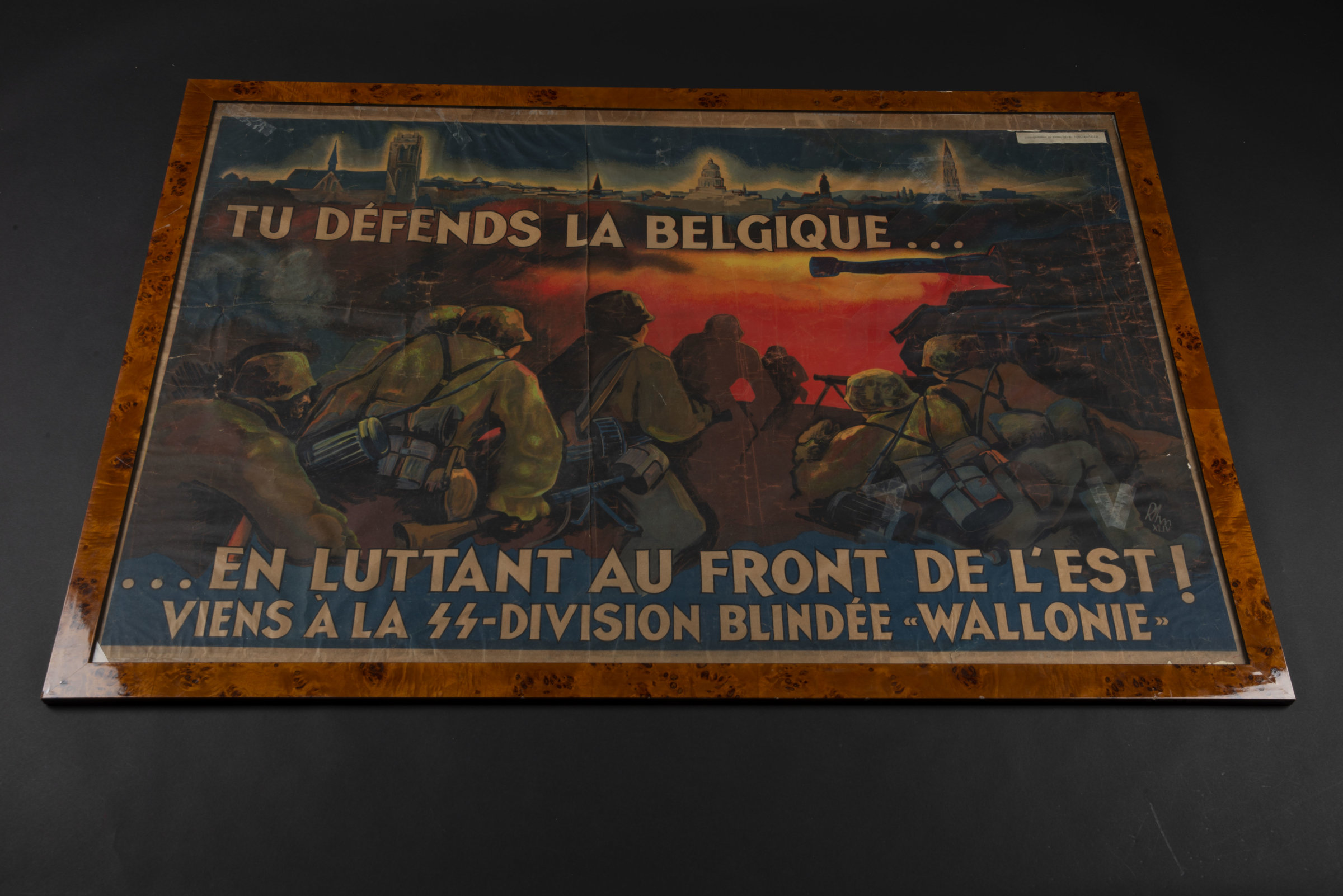 Affiche De Recrutement De La Waffen Ss Wallonie Aiolfi G B R