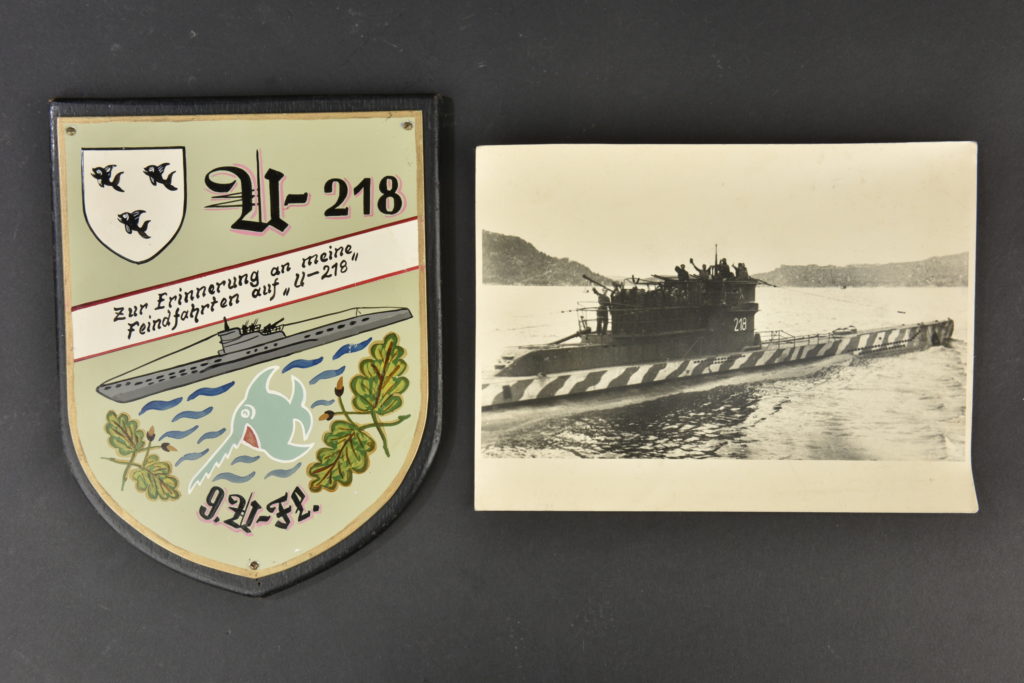 Plaque peinte du U-218 | Aiolfi G.b.r.