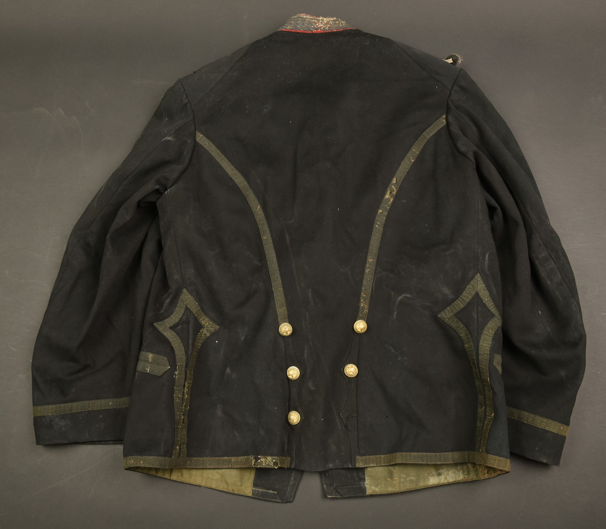 Dolman modèle 1883 et pantalon d'officier de 1ère ou 2nde classe de l ...