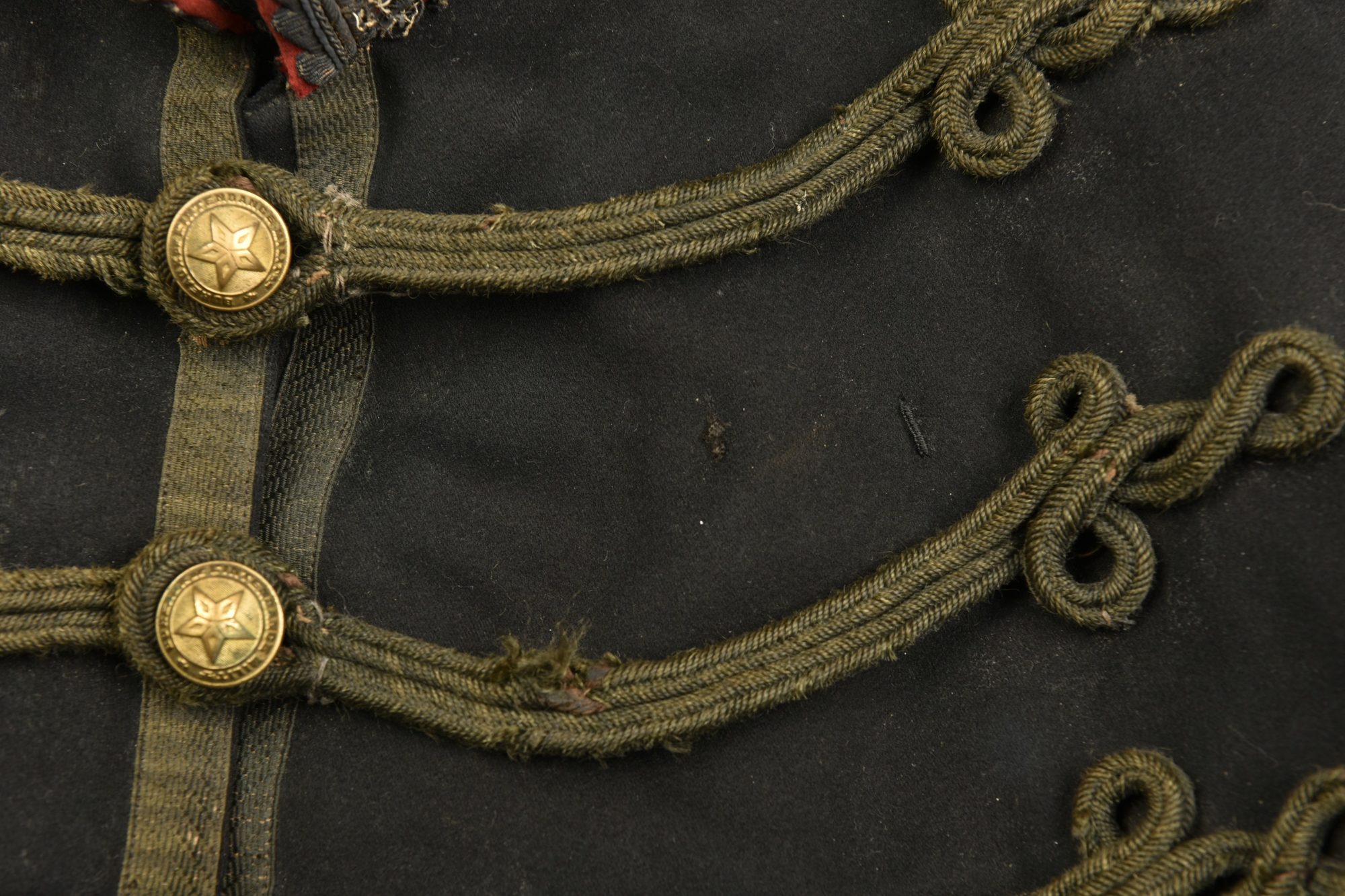 Dolman modèle 1883 et pantalon d'officier de 1ère ou 2nde classe de l ...