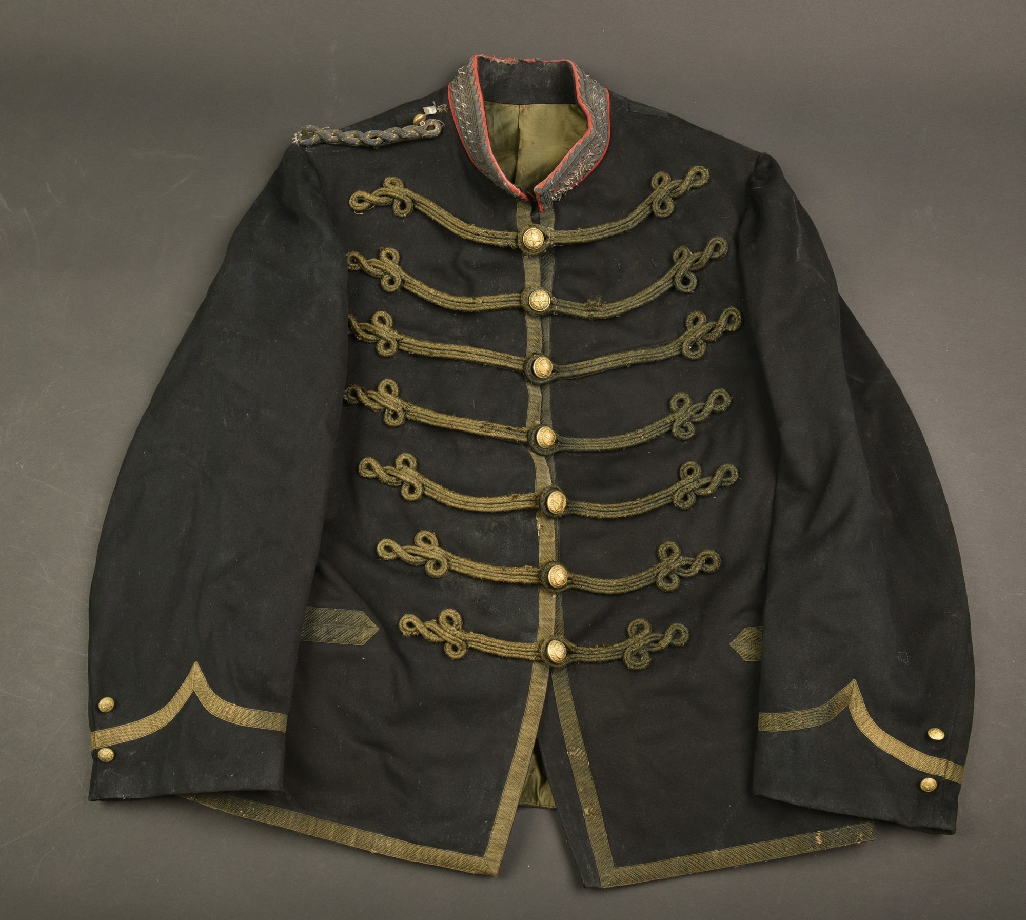 Dolman modèle 1883 et pantalon d'officier de 1ère ou 2nde classe de l ...