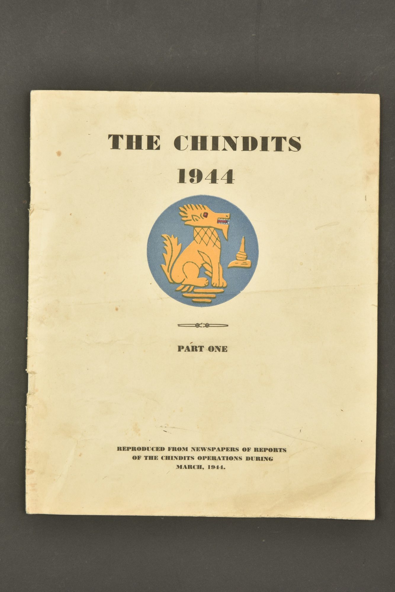Livret The chindits. | Aiolfi G.b.r.