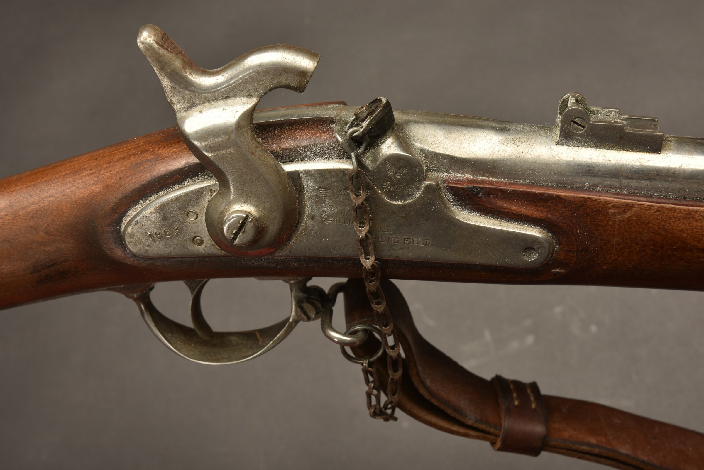Fusil Springfield modèle 1863 Rifle Musket type 2. Réplique japonaise ...