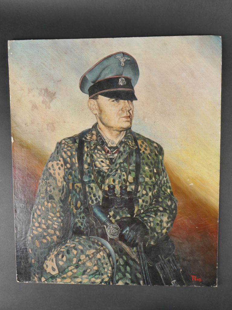 Portrait d'un officier SS. Portrait of an SS officer | Aiolfi G.b.r.