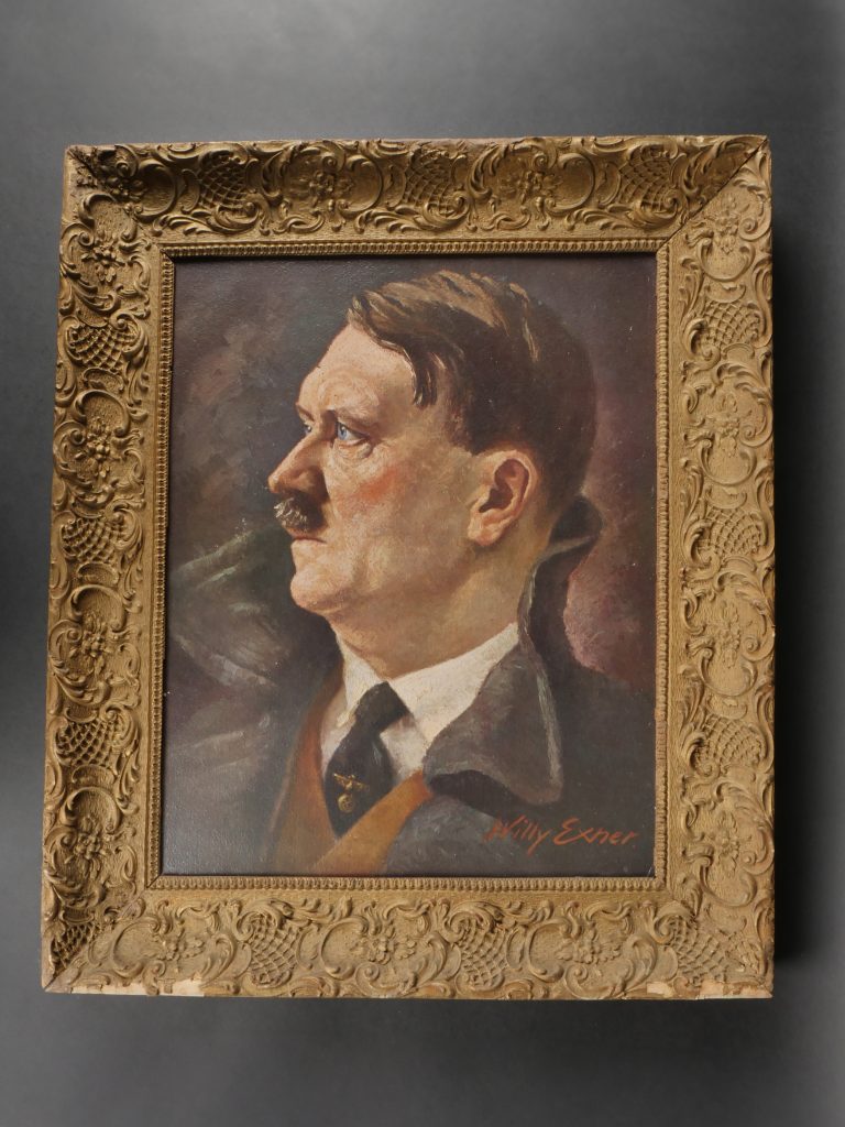 Portrait du Chancelier allemand. Portrait of the German Chancellor ...