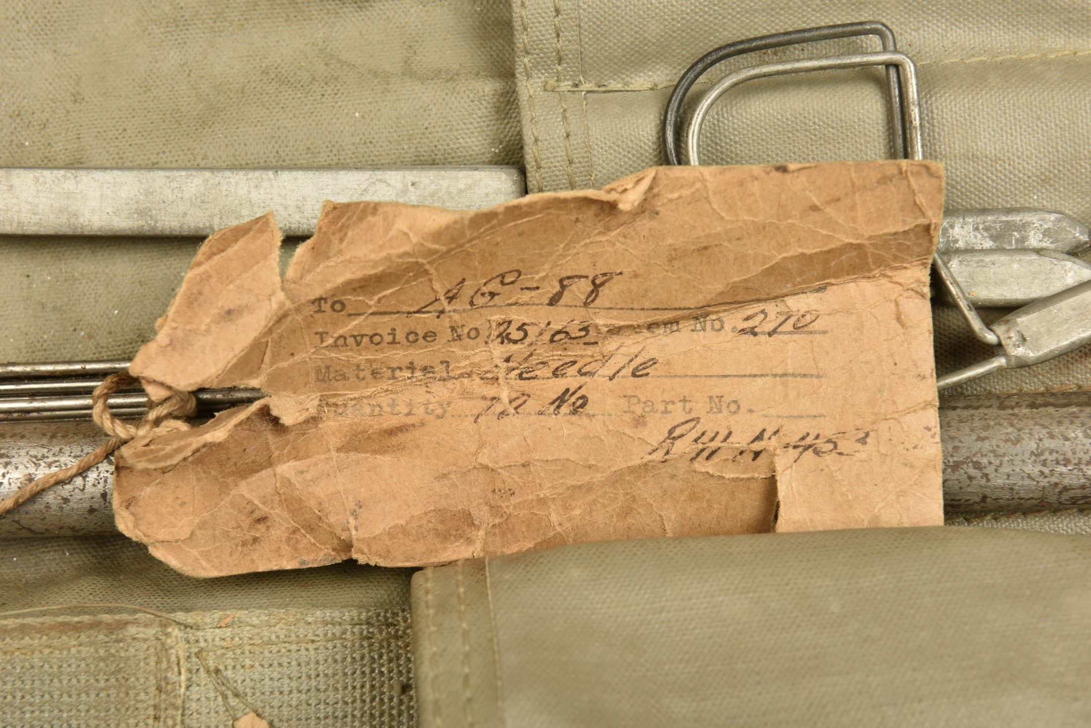 WWII US Airborne Paratrooper Navy Parachute Rigger Kit . | Aiolfi G.b.r.