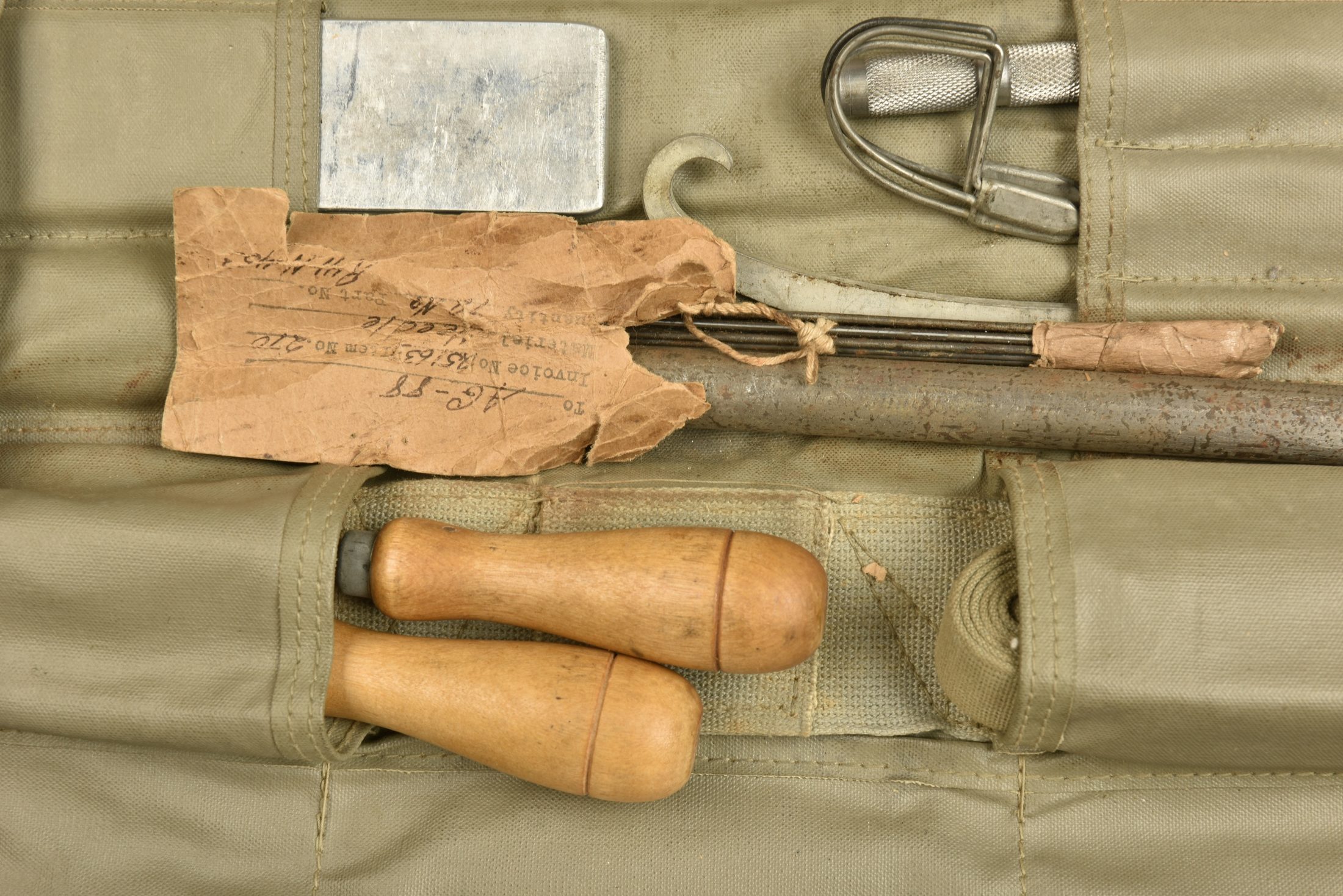 WWII US Airborne Paratrooper Navy Parachute Rigger Kit . | Aiolfi G.b.r.