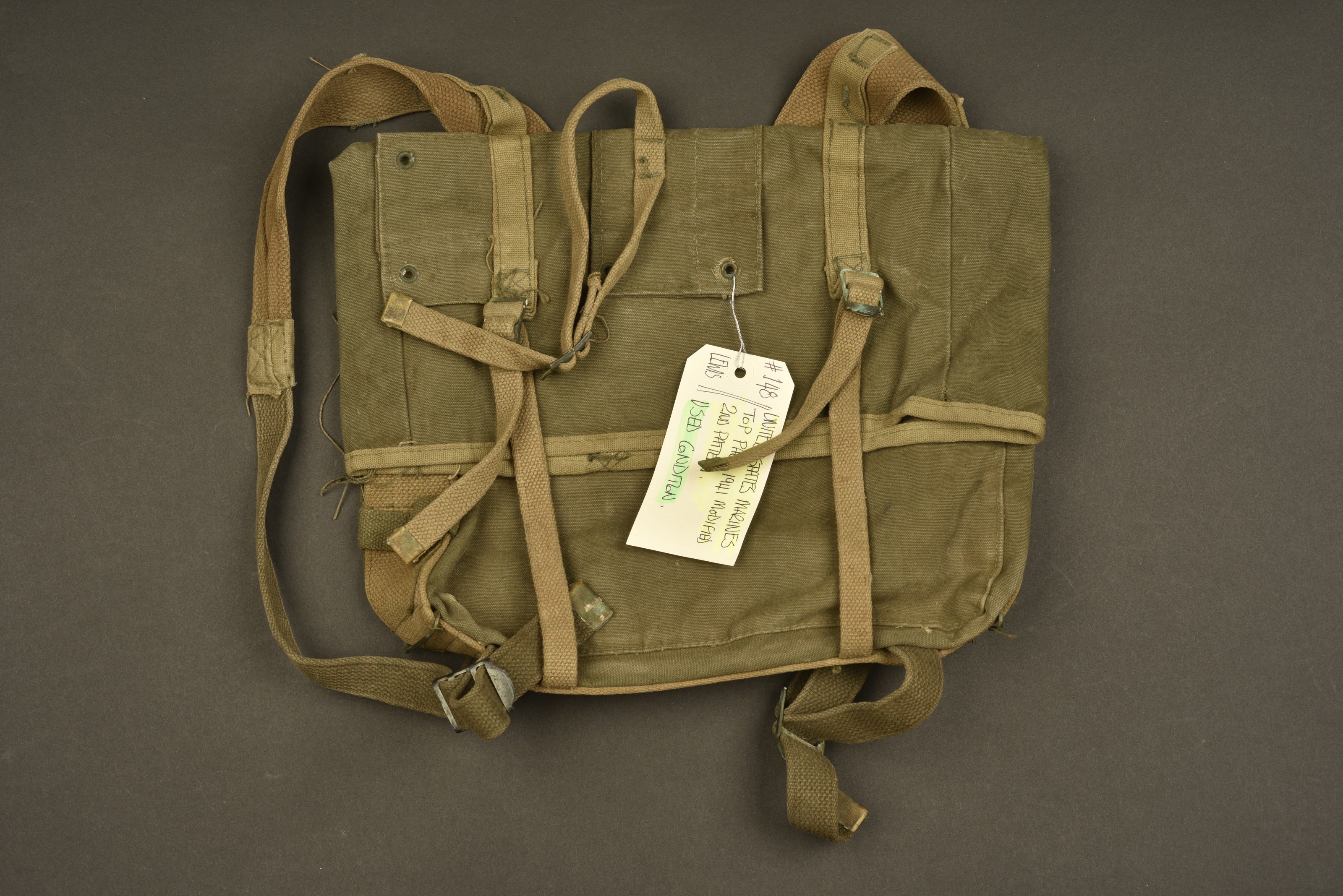 partie haute du sac USMC. USMC Bag. | Aiolfi G.b.r.