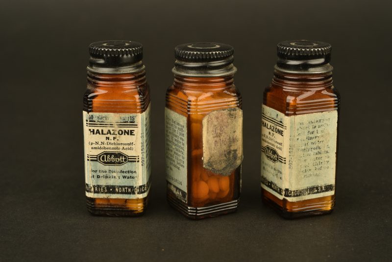 Flacons de comprimés Halazone | Aiolfi G.b.r.