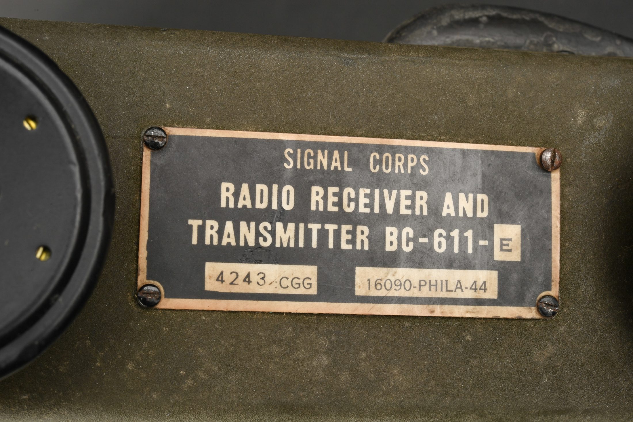 Radio Receiver BC-611-E. | Aiolfi G.b.r.