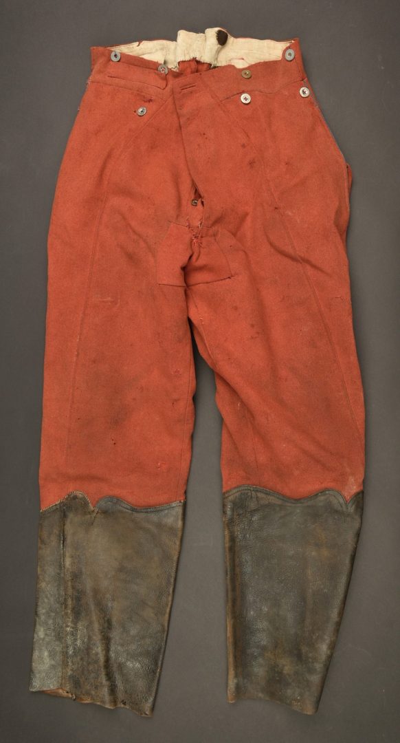 Pantalon basanes de cavalerie réceptionné en 1899. | Aiolfi G.b.r.
