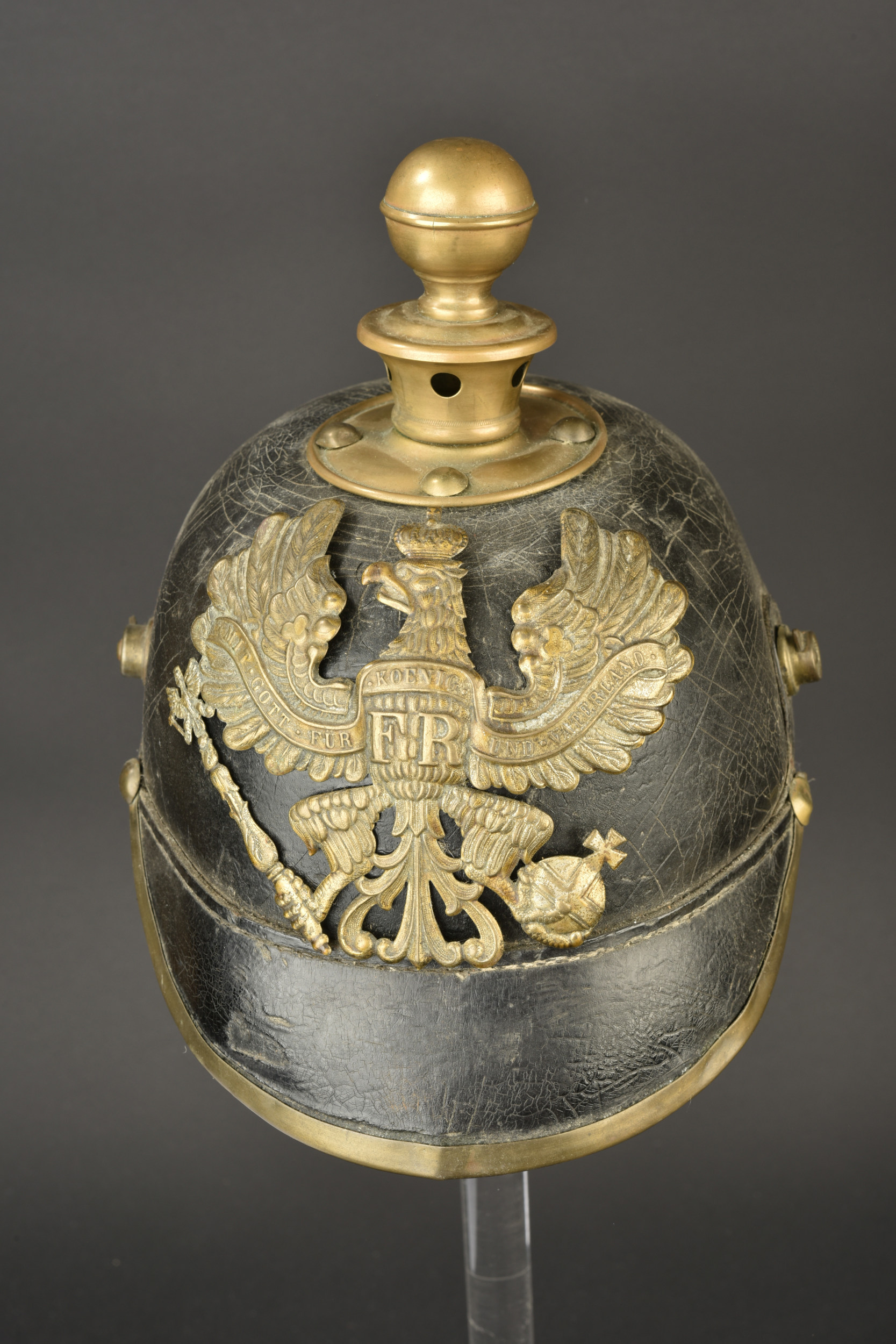 Casque à pointe allemand prussien 1895 artillerie | Aiolfi G.b.r.