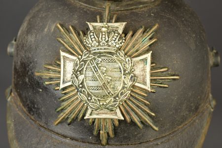 Casque à pointe 1895 saxon de réserve | Aiolfi G.b.r.