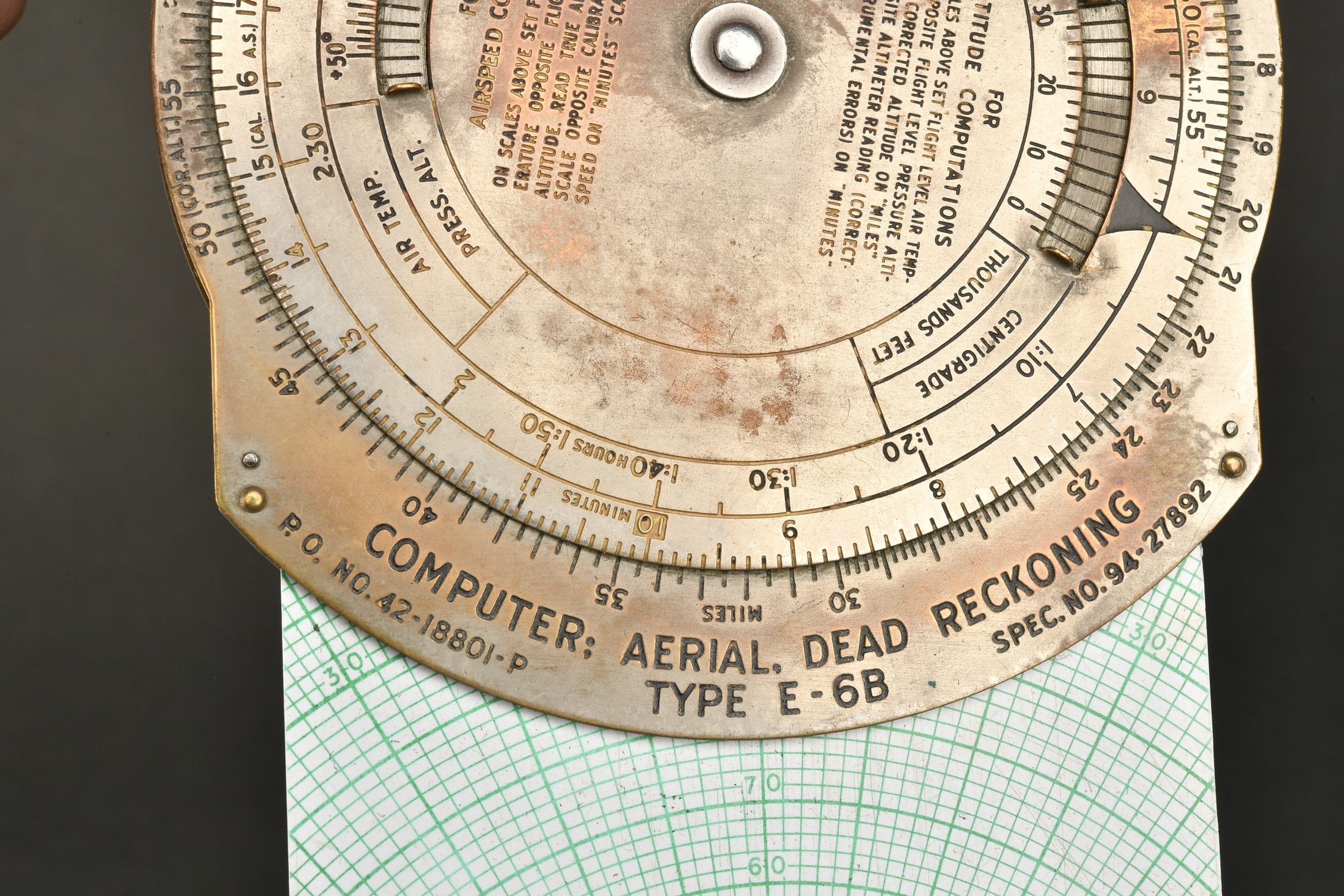 Computer Aerial Dead Type E-6B. | Aiolfi G.b.r.