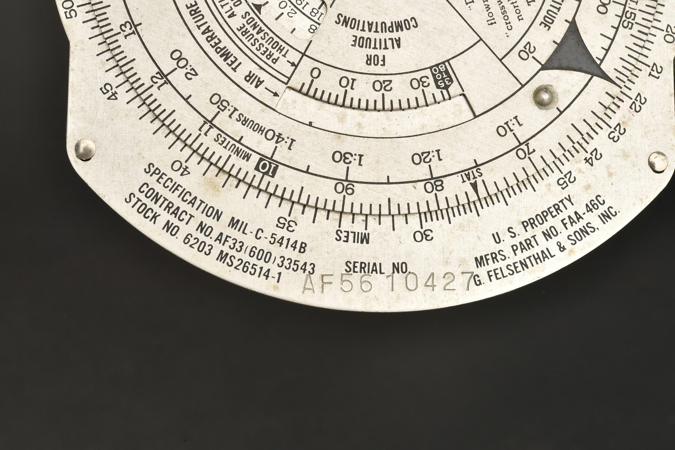 Computer Aerial Dead Type E-6B. | Aiolfi G.b.r.