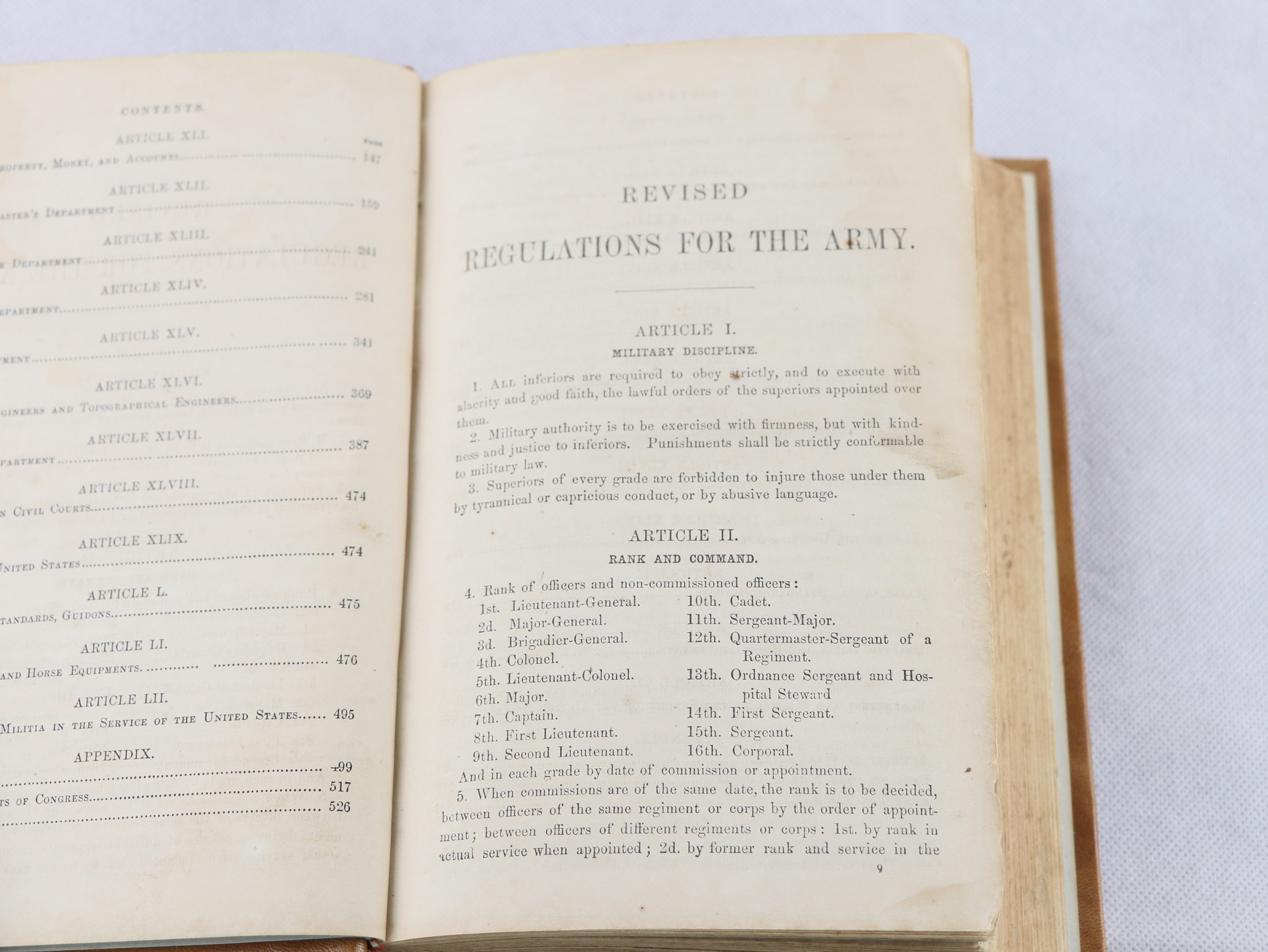 Revised United States Army regulations of 1861. | Aiolfi G.b.r.