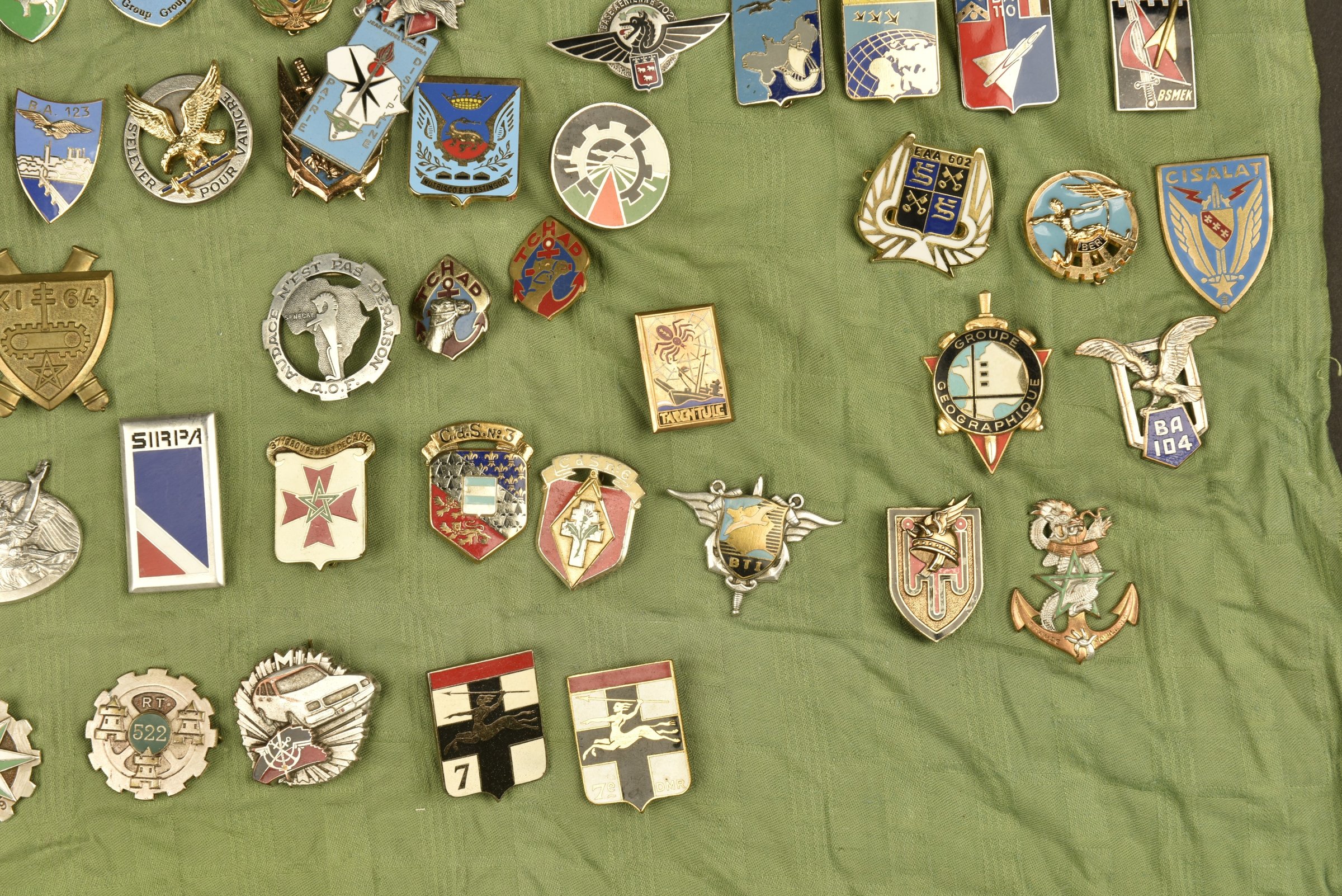 Ensemble d'insignes français | Aiolfi G.b.r.