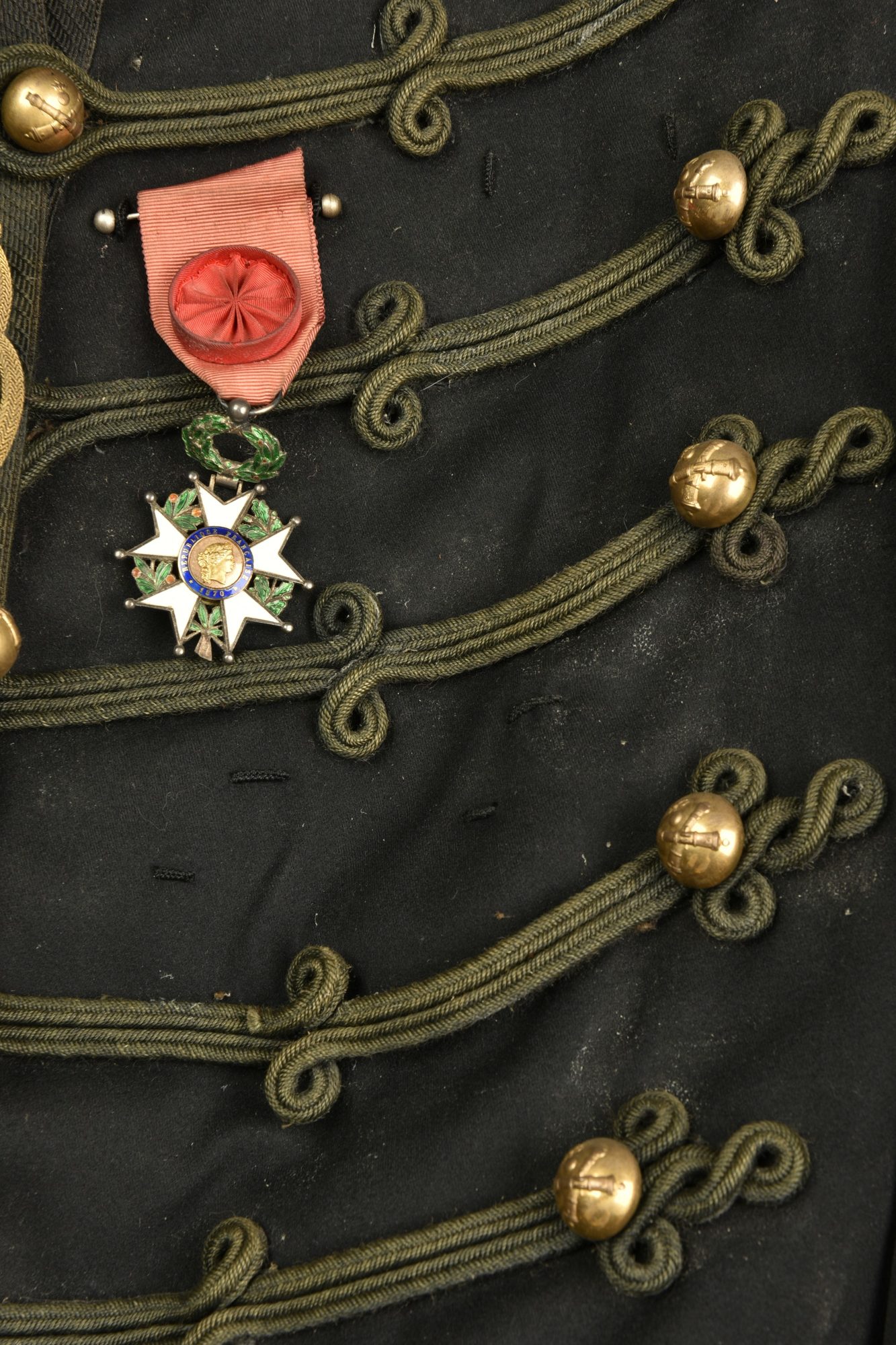 Tenue modèle 1883 et équipement d'un sous lieutenant d'état major d ...