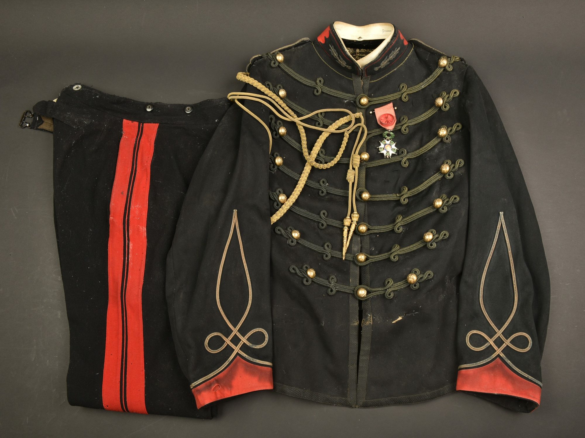 Tenue modèle 1883 et équipement d'un sous lieutenant d'état major d ...