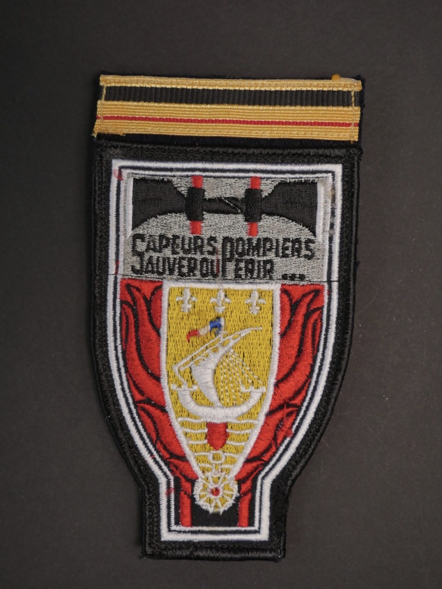 Lot d'insignes d'un major de la BSPP | Aiolfi G.b.r.