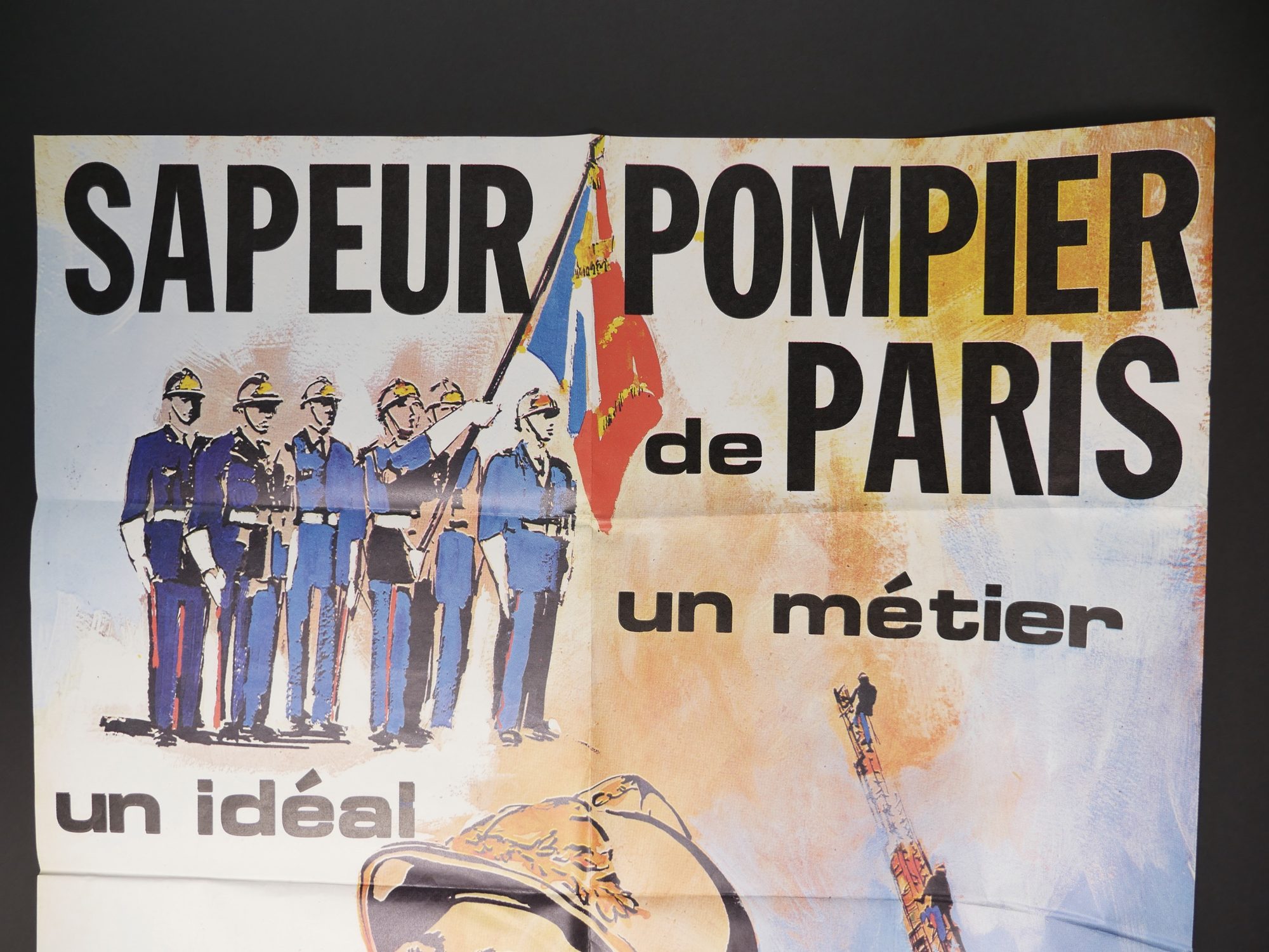 Lot de documents, dépliants, brochures et affiche de la Brigade des ...
