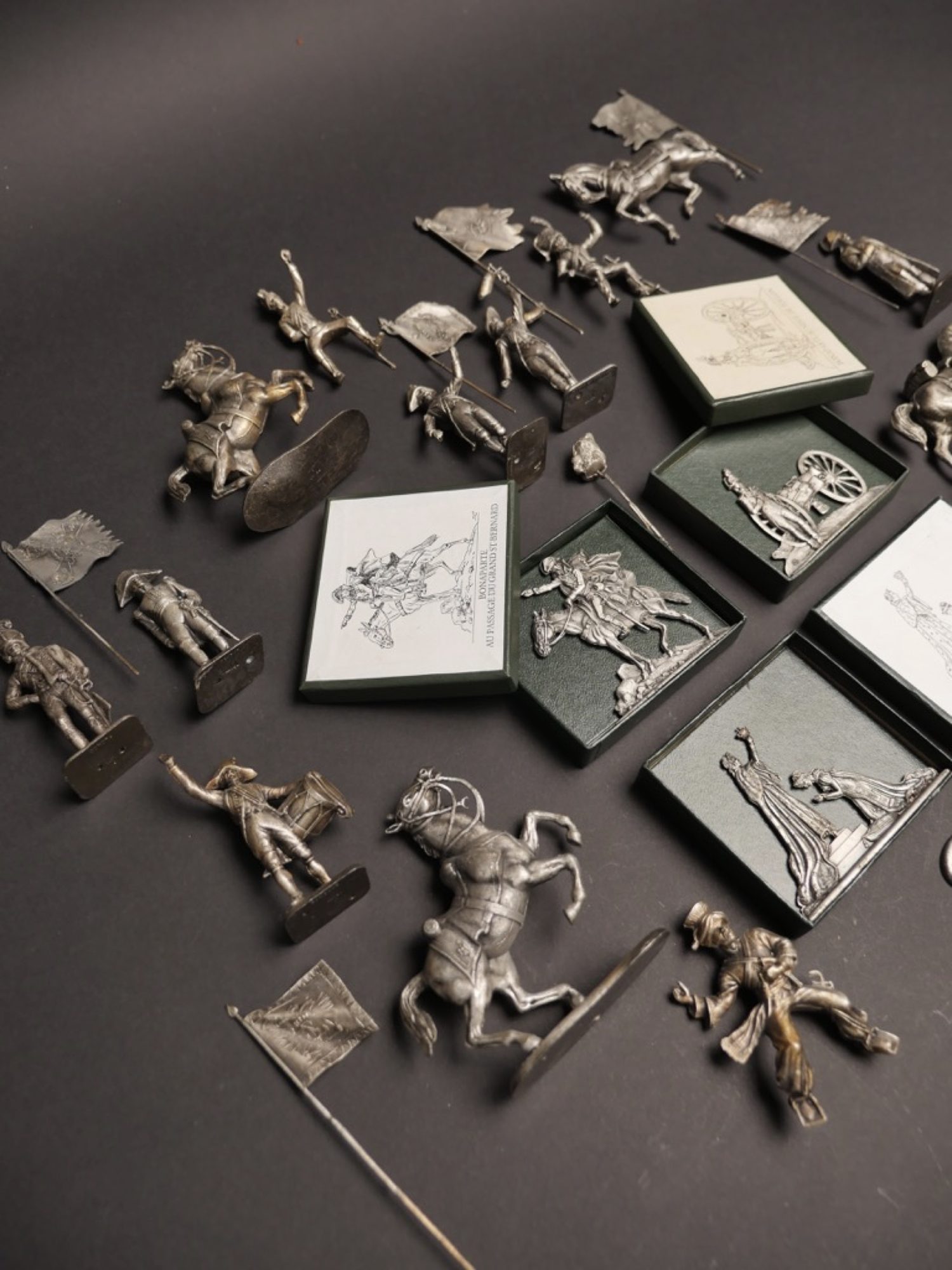 Ensemble de figurines de plomb relatives au 1er Empire | Aiolfi G.b.r.