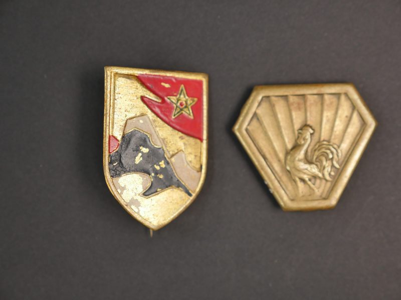 Insignes 4e Division Marocaine de Montagne et CEF Italie | Aiolfi G.b.r.