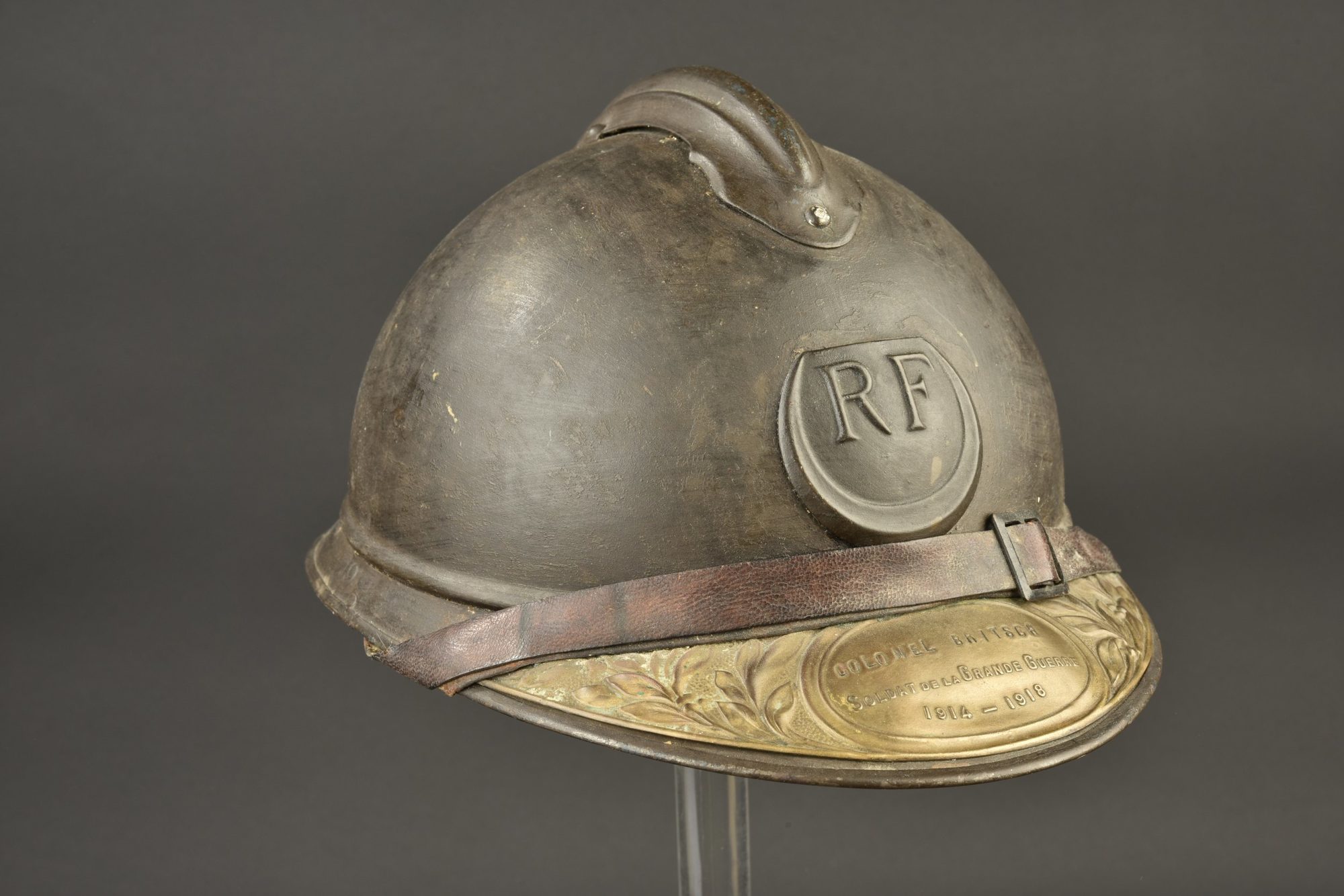 Casque Adrian troupes d'Afrique Colonel Britsch | Aiolfi G.b.r.