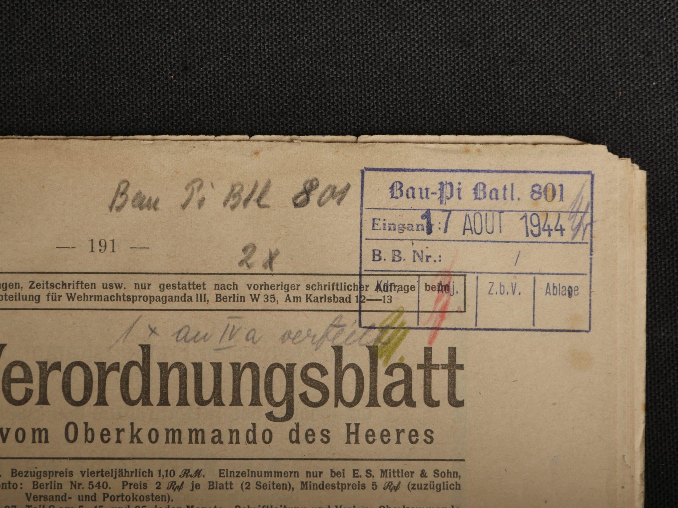 Ensemble de journaux allemand. | Aiolfi G.b.r.