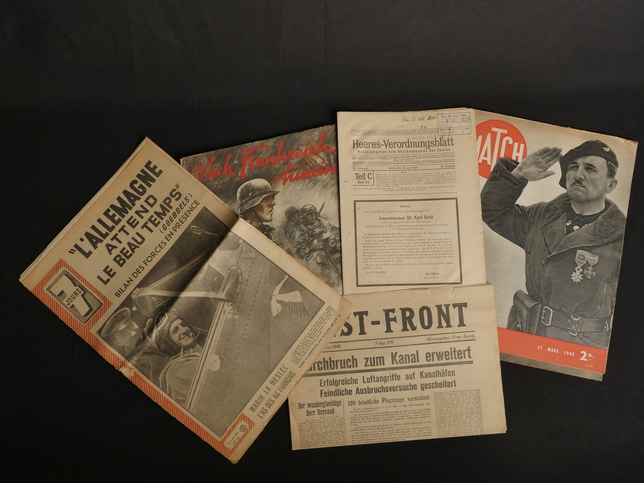 Ensemble de journaux allemand. | Aiolfi G.b.r.