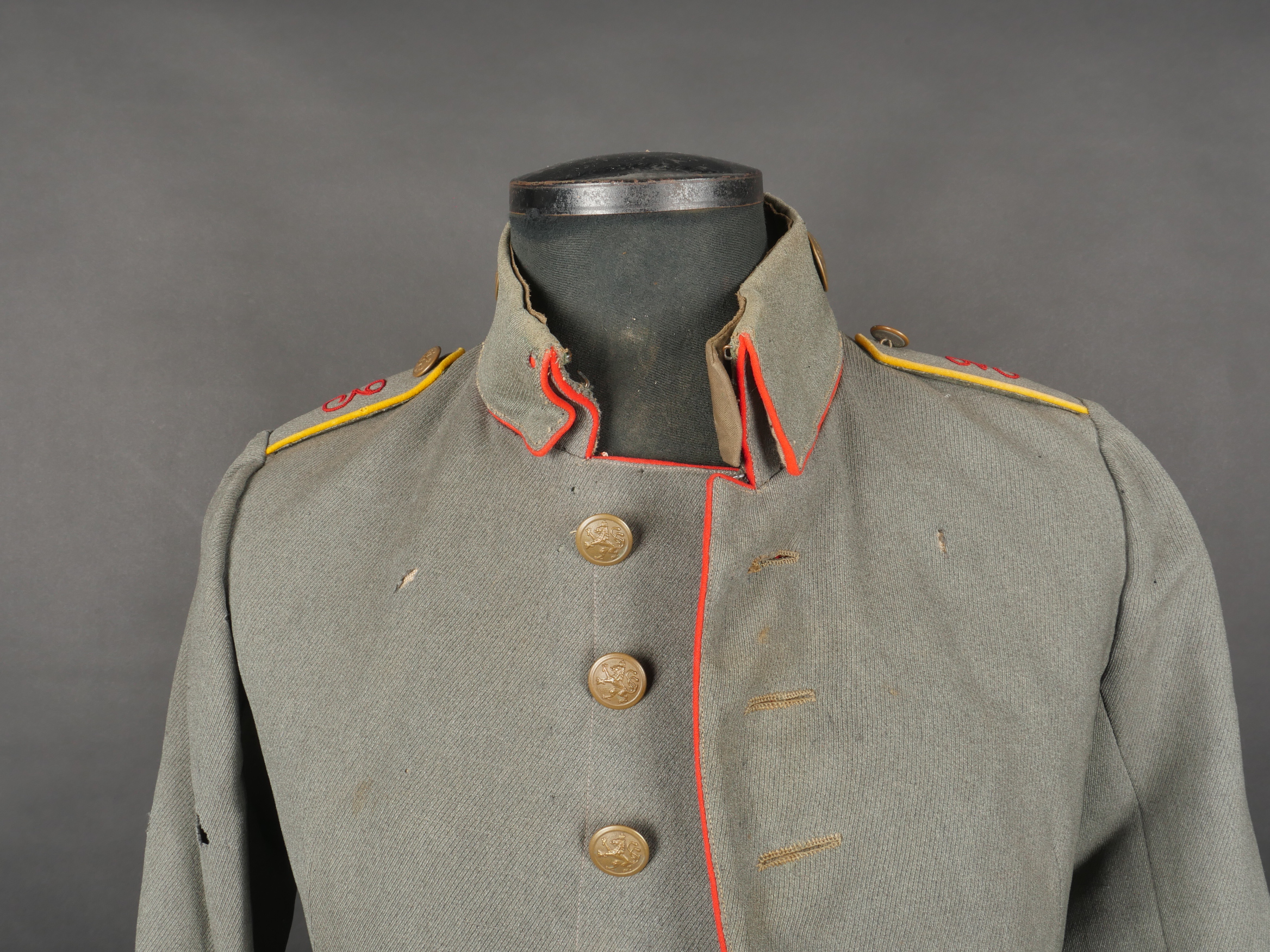 Tunique feldgrau 1907-10 d'un sous-officier bavarois. Field-Grey Tunic ...
