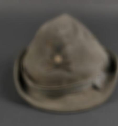 Chapeau de troupe du 1er Régiment des Chasseurs Alpins italien. Troop ...