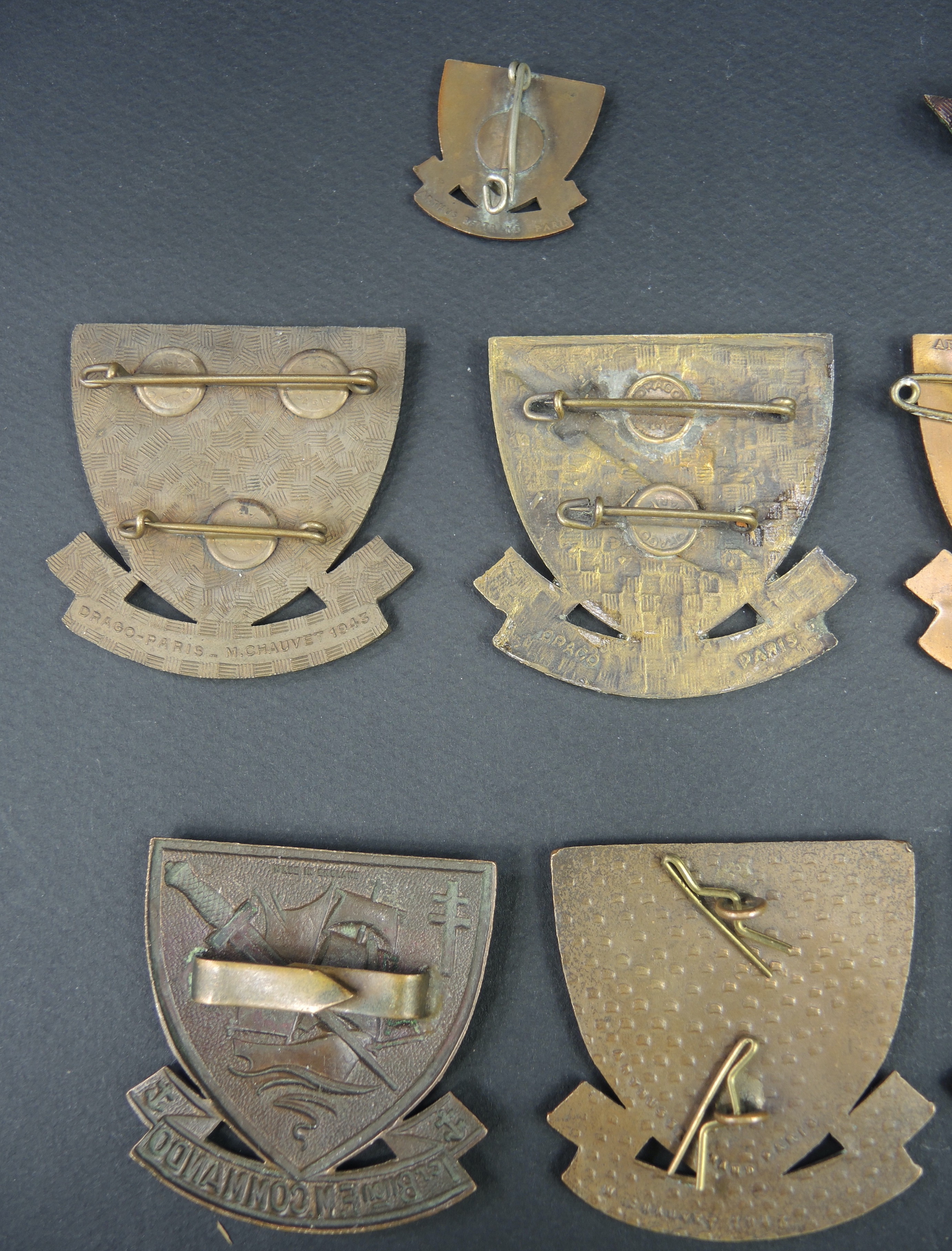 Ensemble d'insignes commando marine | Aiolfi G.b.r.