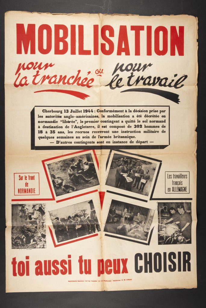 Affiche Mobilisation pour la tranchee Mobilization poster for the ...