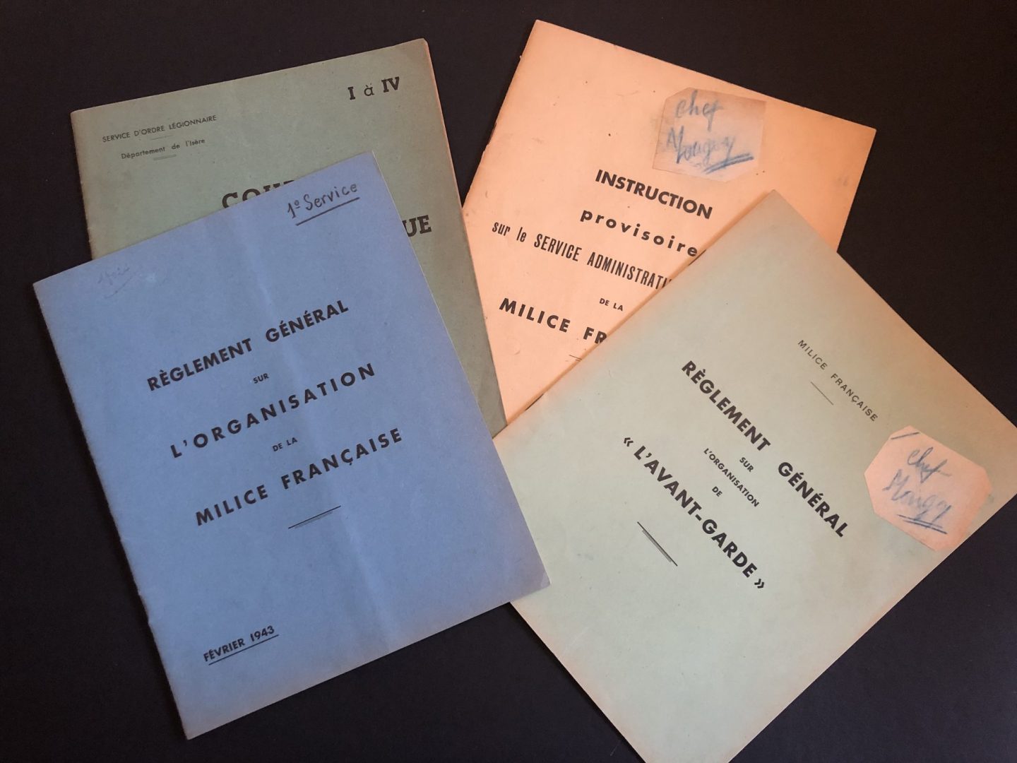 Publications de la Milice Française | Aiolfi G.b.r.