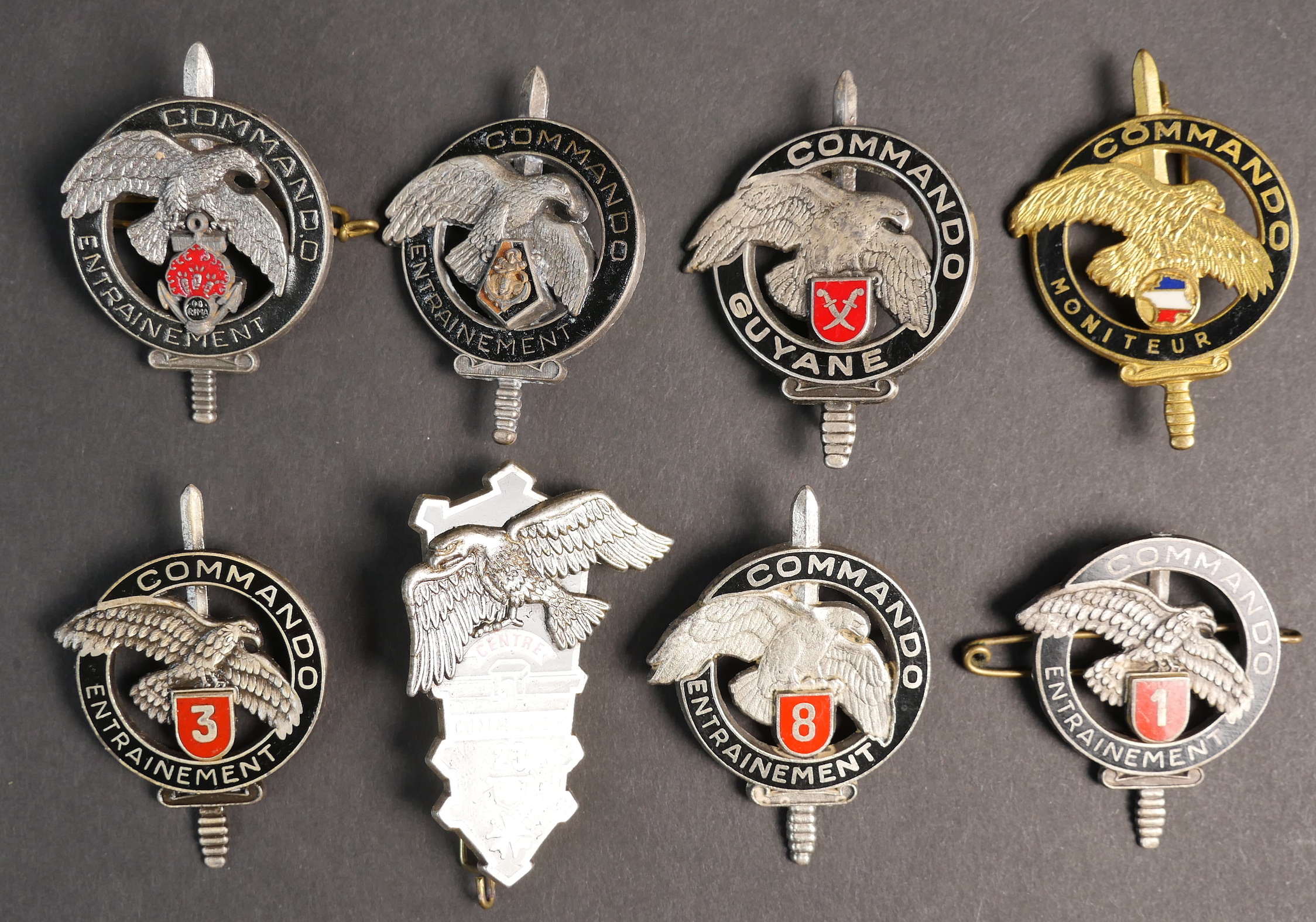 Ensemble d'insignes commando | Aiolfi G.b.r.