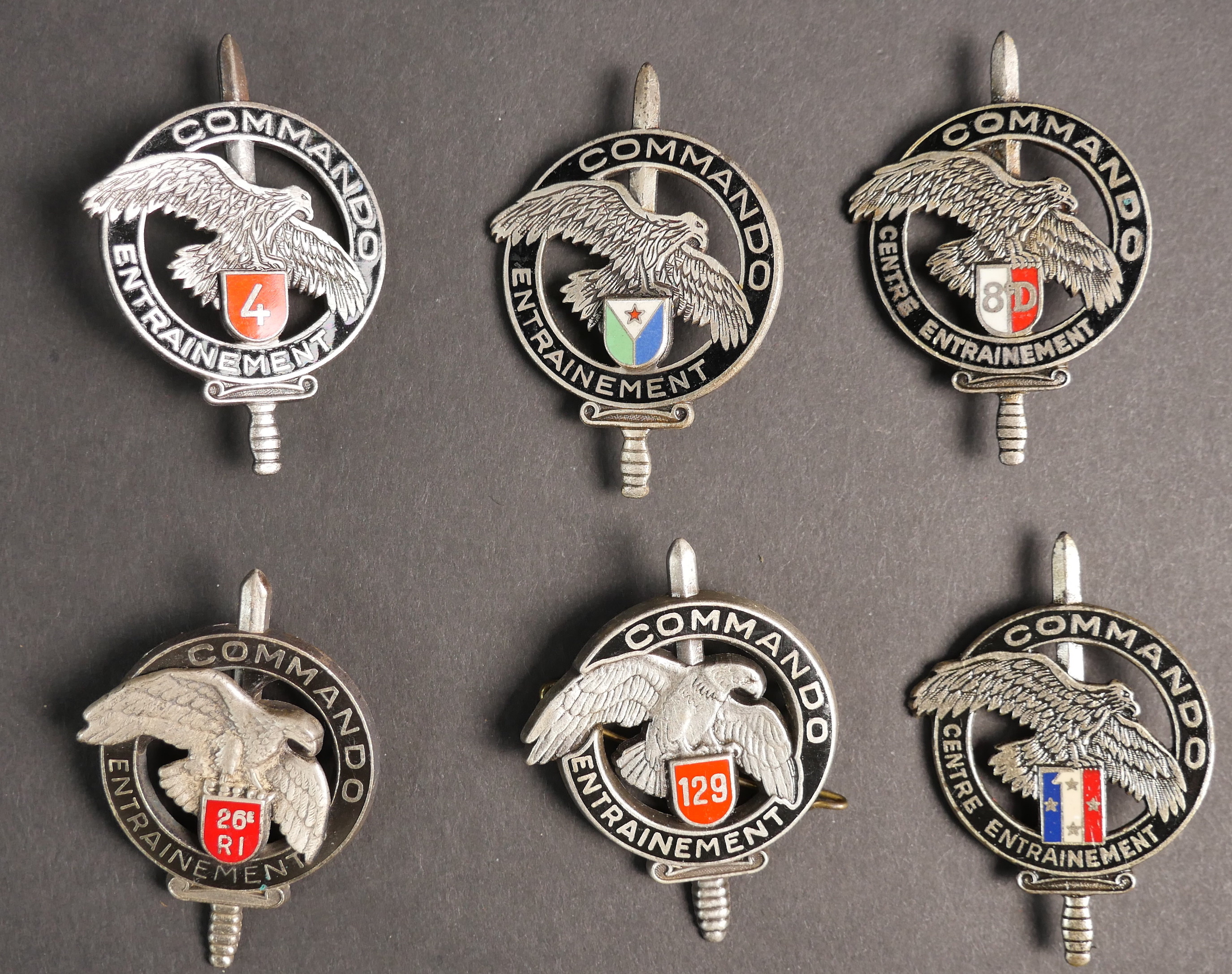 Ensemble d'insignes commando | Aiolfi G.b.r.