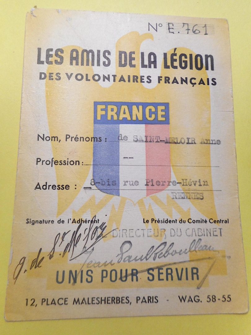 Ensemble de documents autour de la LVF | Aiolfi G.b.r.