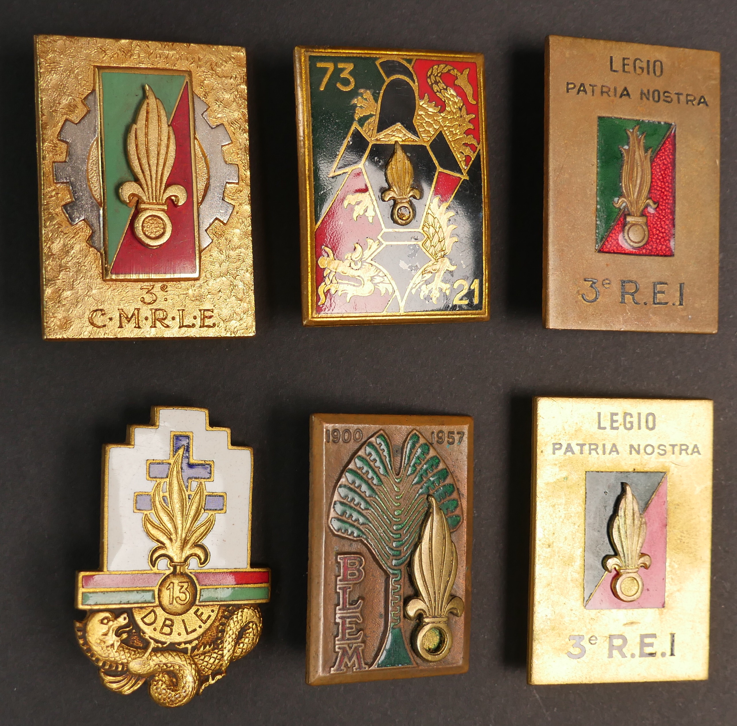 Ensemble d'insignes Légion Etrangère | Aiolfi G.b.r.