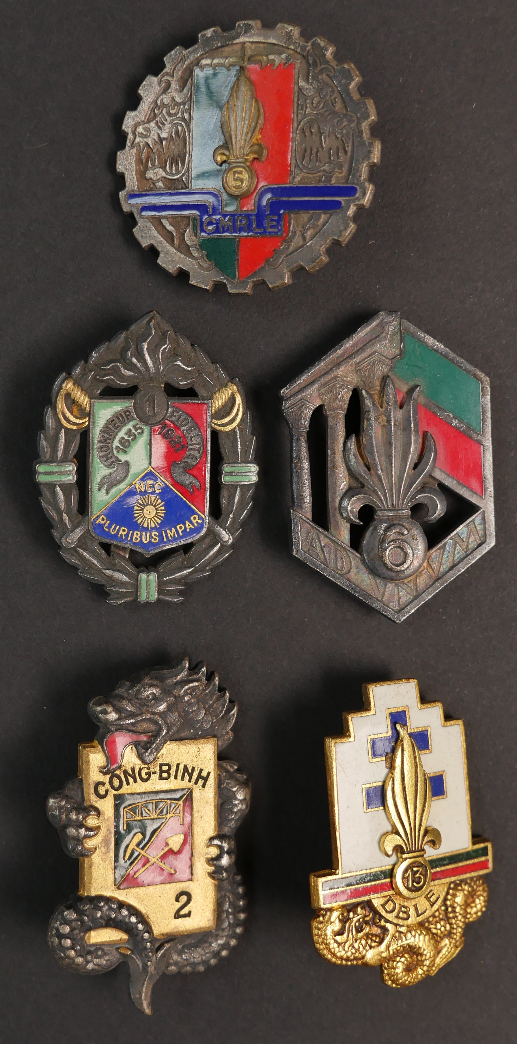 Ensemble d'insignes Légion Etrangère | Aiolfi G.b.r.