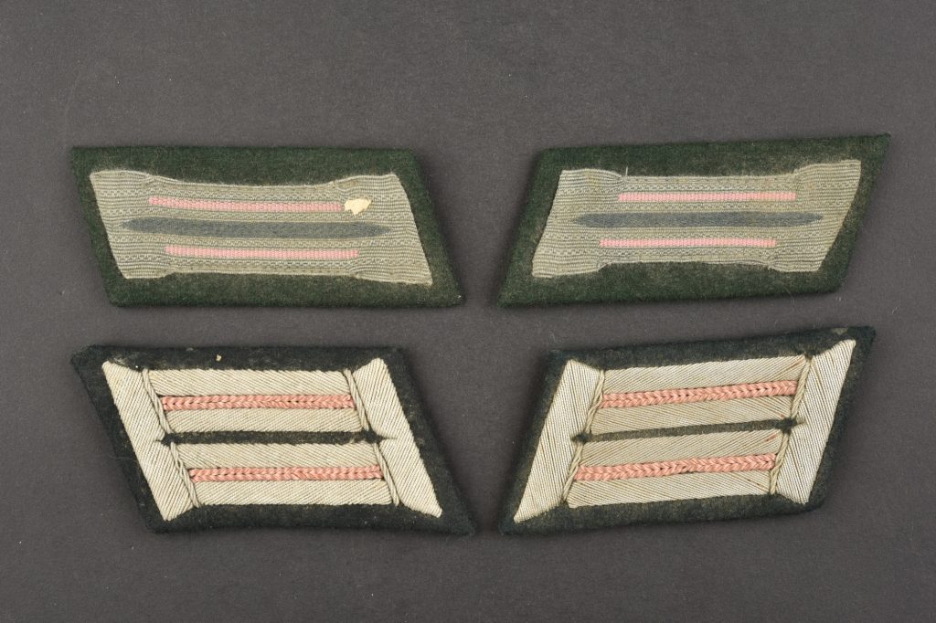 Pattes de col officier Heer. Heer officer collar tabs. | Aiolfi G.b.r.