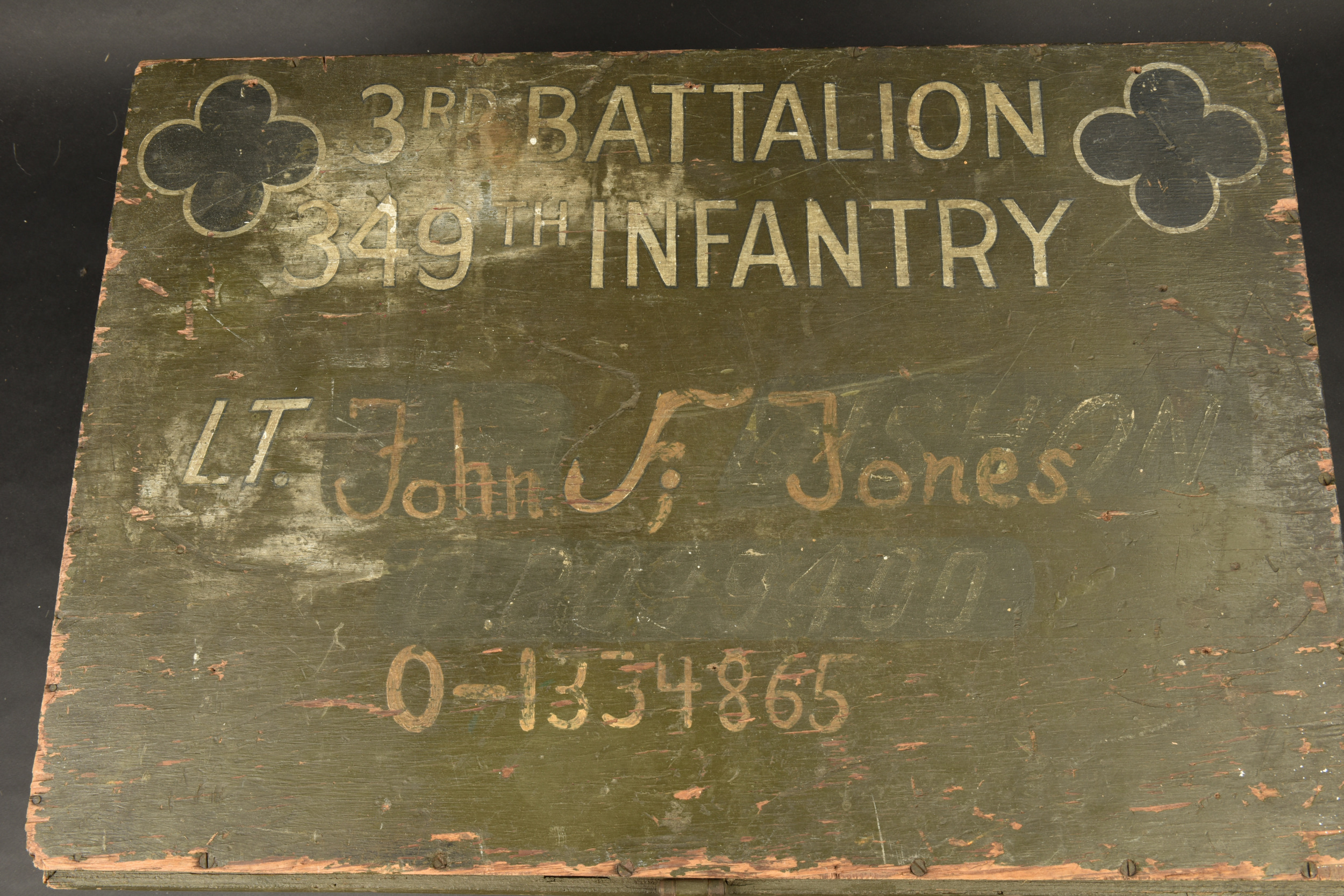 Caisse de l'officier LT John F Jones. | Aiolfi G.b.r.