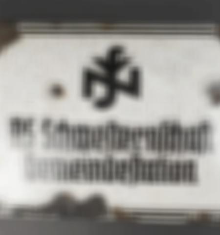 Plaque NSV. NSV plate. | Aiolfi G.b.r.