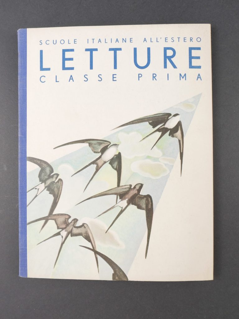 Livre scolaire fasciste. Fascist school book. | Aiolfi G.b.r.