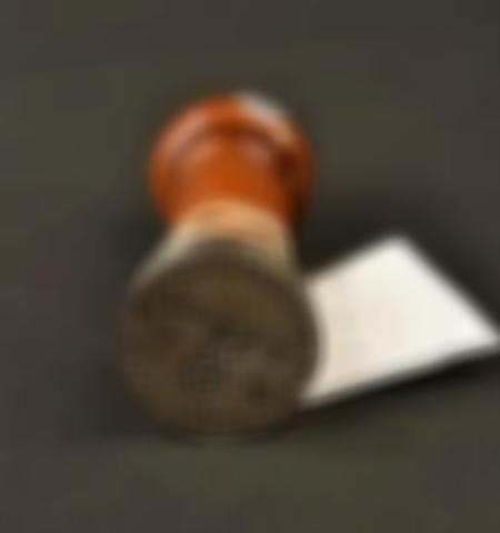 Tampon douane de Strasbourg. Strasbourg custom stamp. | Aiolfi G.b.r.