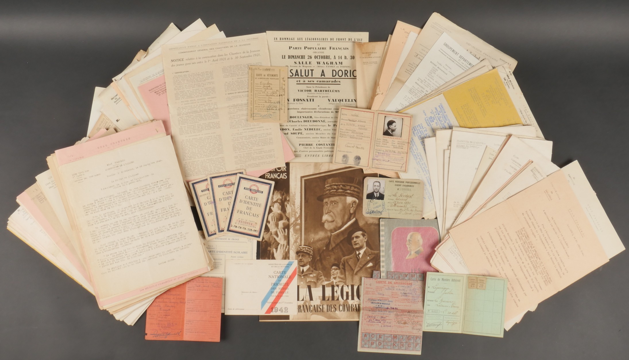 Lot de documents Armistice. Lot of Armistice documents | Aiolfi G.b.r.