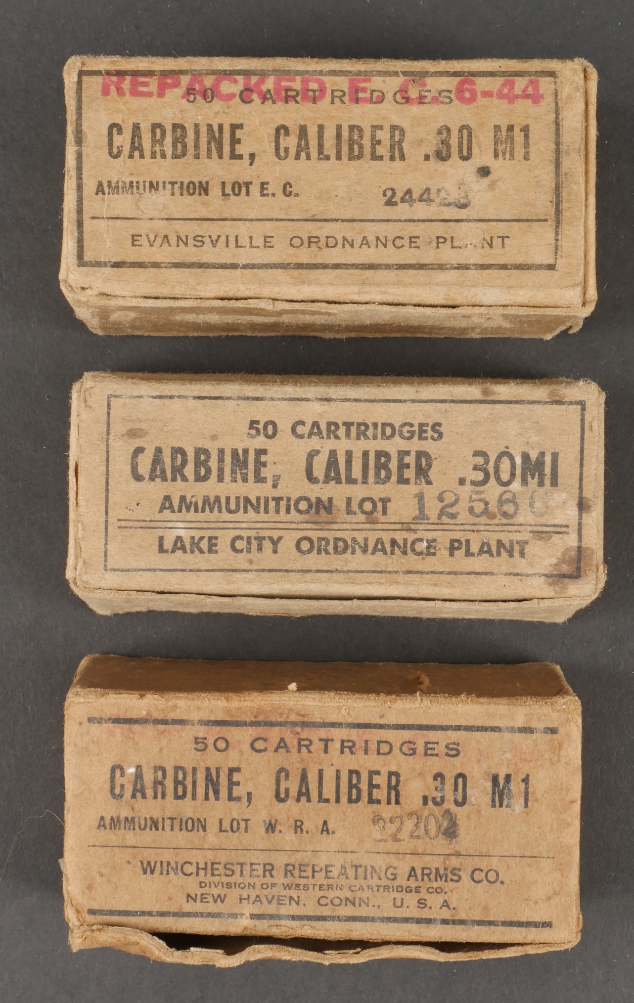 Boîtes de cartouches USM1. USM1 cartridge boxes | Aiolfi G.b.r.