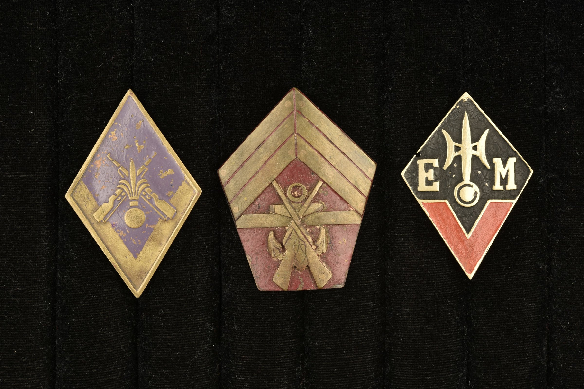 Ensemble d'insignes de grades et fonctions | Aiolfi G.b.r.