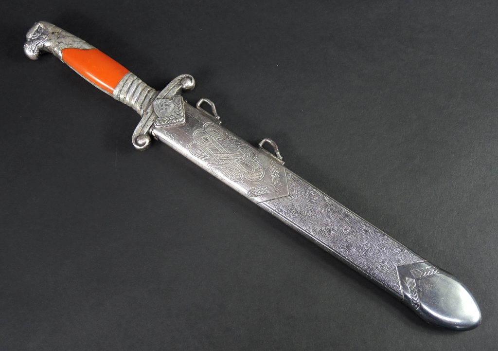 Rare dague d'officier du RAD à poignée orange. WW2 RAD leader dagger ...