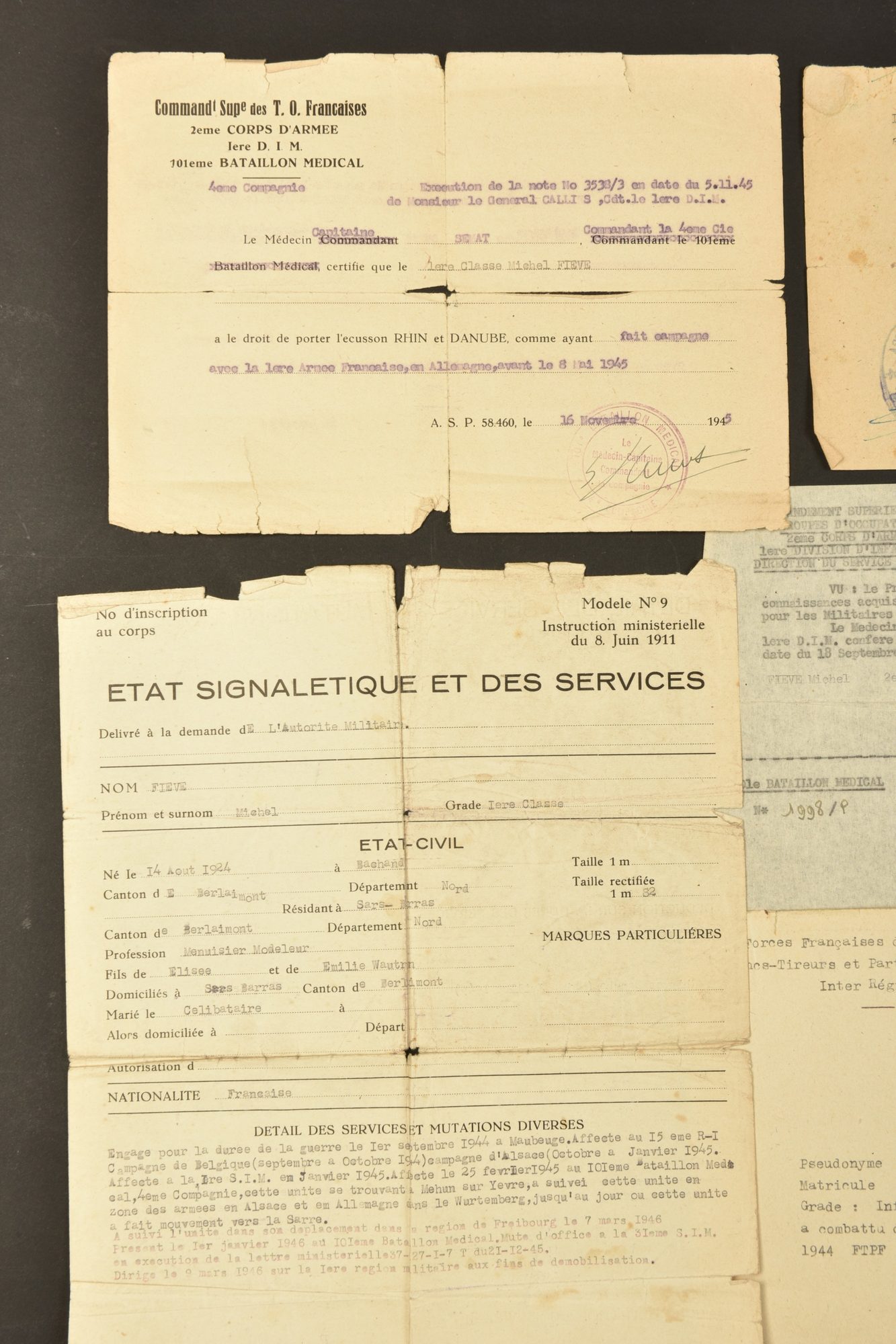 Ensemble FFI et 101ième Bataillon Médical | Aiolfi G.b.r.